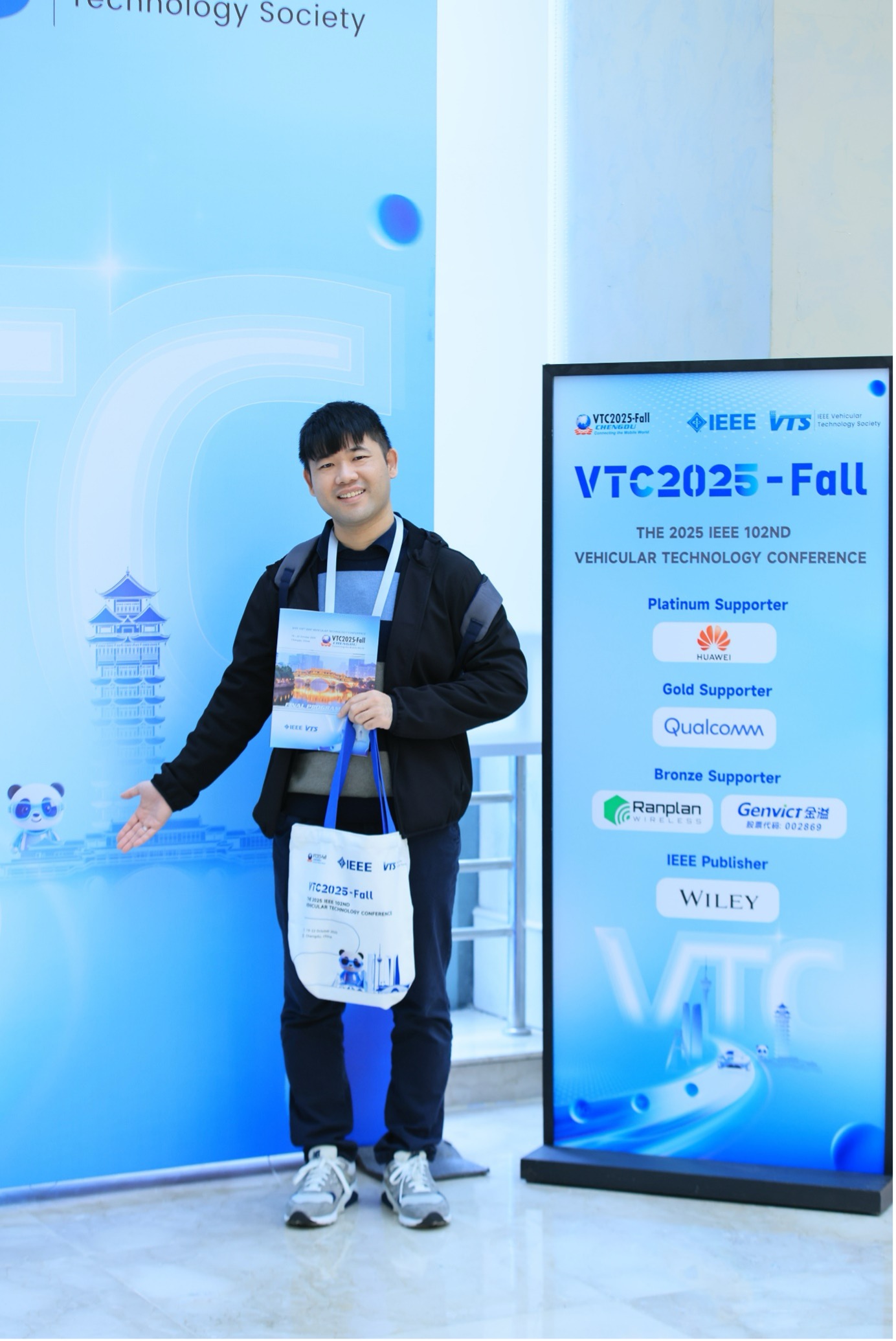Cranfield Team Attended and Presented at IEEE VTC 2025-Fall in Chengdu ...